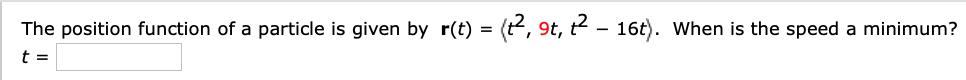 Solved The position function of a particle is given by r(t) | Chegg.com