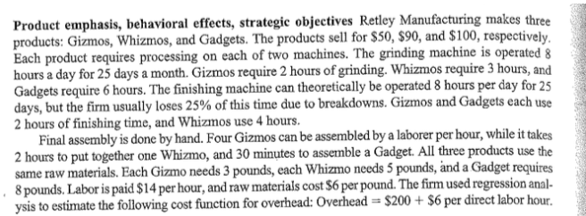 Solved Product emphasis, behavioral effects, strategic | Chegg.com