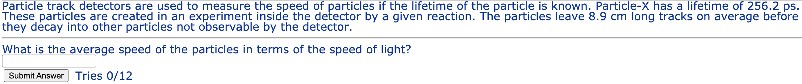 Solved Particle track detectors are used to measure the | Chegg.com