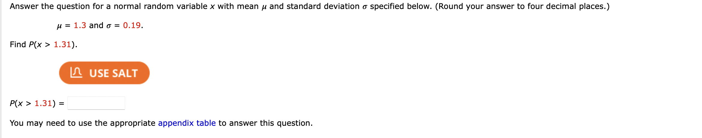 Solved Answer the question for a normal random variable x | Chegg.com