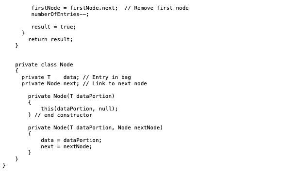 Solved 1 Add A Constructor To The Class Linkedbag That 