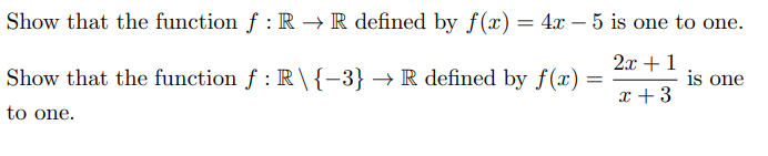 Solved = Show that the function f :R + R defined by f(x) = | Chegg.com