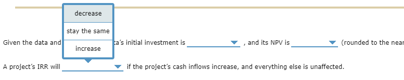Solved The CFO has asked you to compute Project Zeta’s | Chegg.com