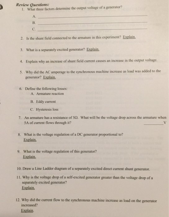 Solved Review Questions: 1. What three factors determine the | Chegg.com Solved Review Questions: 1. What three factors determine the | Chegg.com
