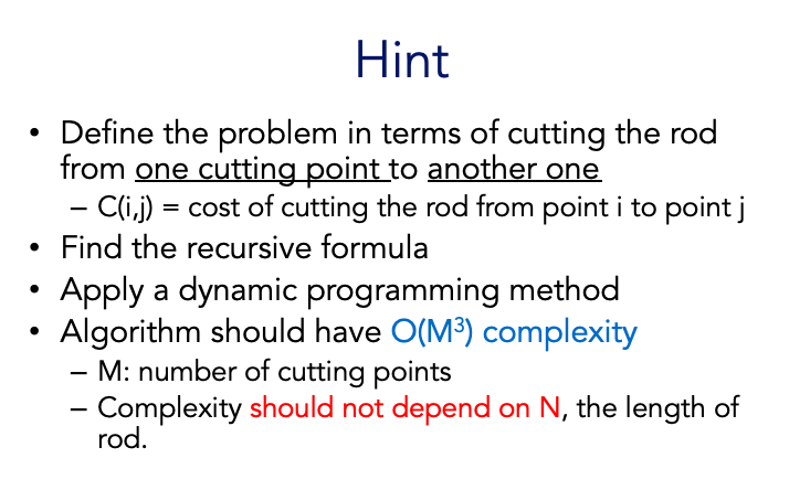 Solved Minimum Cost Rod Cutting: Write a program | Chegg.com Solved Minimum Cost Rod Cutting: Write a program | Chegg.com