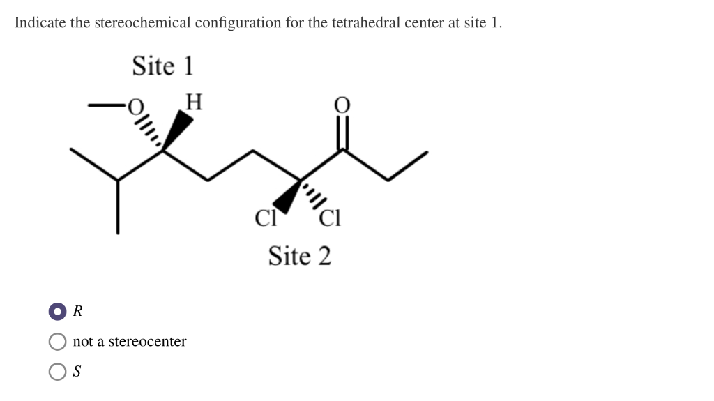 Solved Indicate the stereochemical configuration for the | Chegg.com