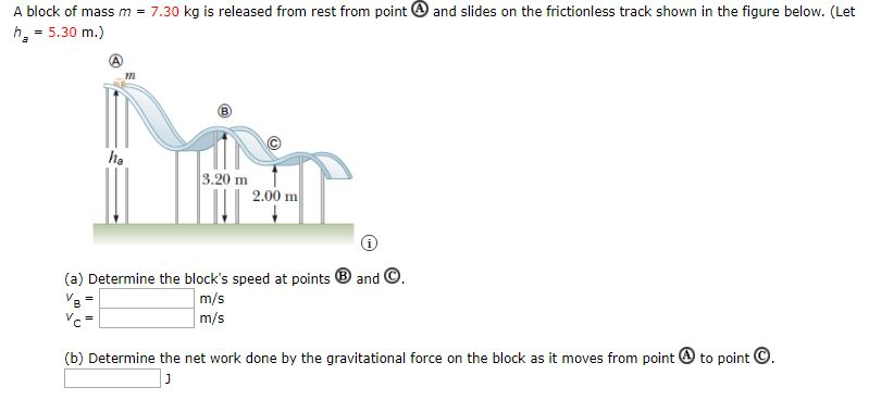 Solved and slides on the frictionless track shown in the | Chegg.com
