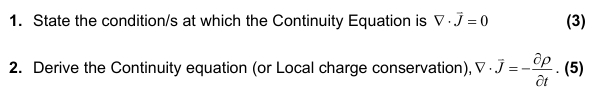 Solved 1. ﻿State the condition/s at which the Continuity | Chegg.com