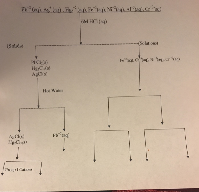 Solved Complete the flow diagram for the separation of group | Chegg.com