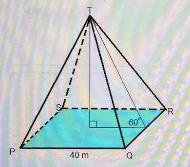 Solved Find the volume of the pyramid. | Chegg.com