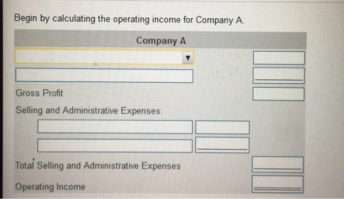 Solved Selected data for three companies are given. Use the | Chegg.com