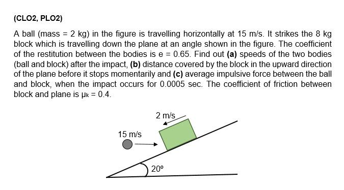Solved (CLO2, PLO2) A ball (mass = 2 kg) in the figure is | Chegg.com