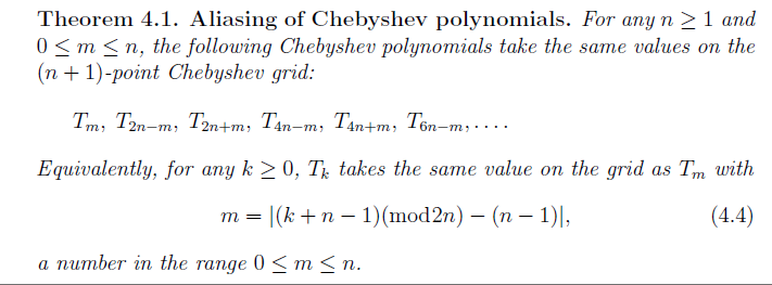 Exercise 4.1. Node polynomial for Chebyshev points. | Chegg.com