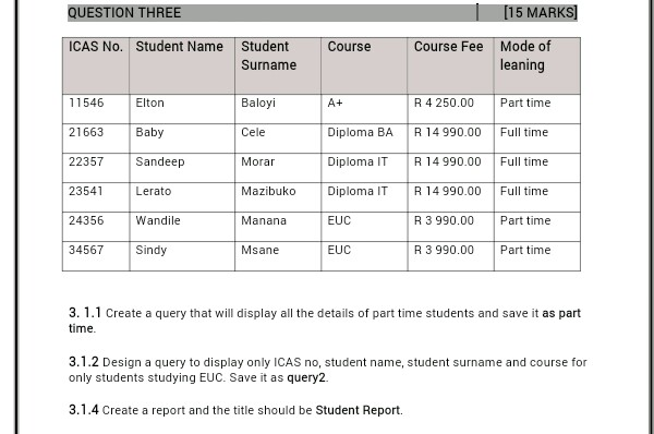Solved Please grace me with screenshots of the above queries | Chegg.com