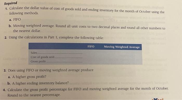 Solved Required 1. Calculate the dollar value of cost of | Chegg.com
