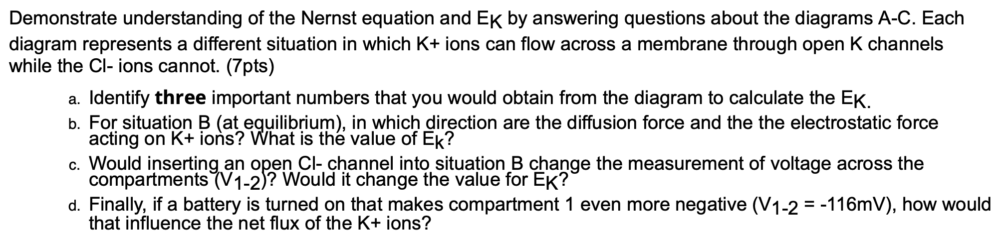 Solved (B) Initial conditions At equilibrium Battery on | Chegg.com