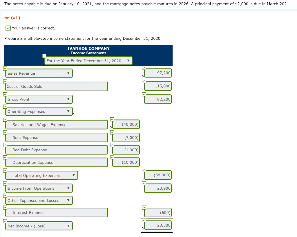 Solved Problem 10-08A a1-a3 (Part Level Submission) The | Chegg.com