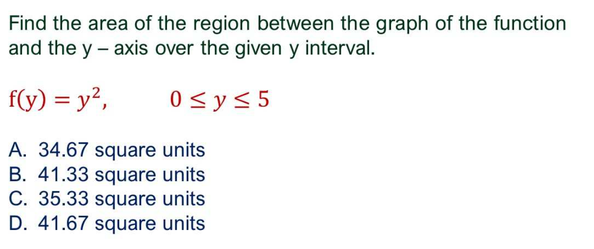 Solved Find the area of the region between the graph of the | Chegg.com