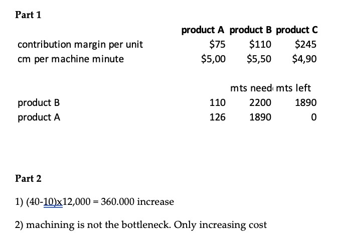 Solved Part 1 And 2 Four Questions Totalvariable Costs Are