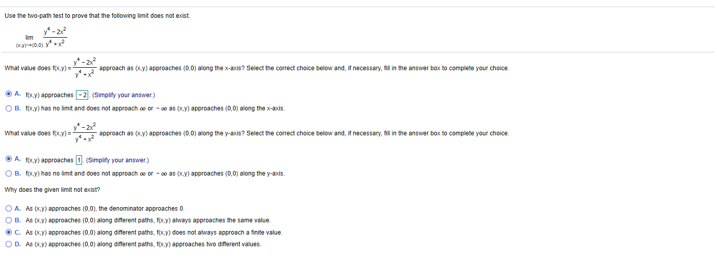 Solved Use the two-path test to prove that the following | Chegg.com