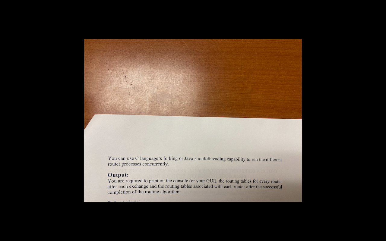 Solved Implementing Distance Vector Routing Protocol This | Chegg.com