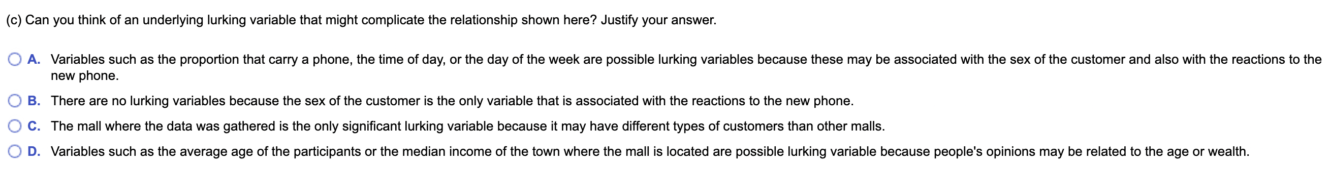 Solved To gauge the reactions of possible customers, the | Chegg.com