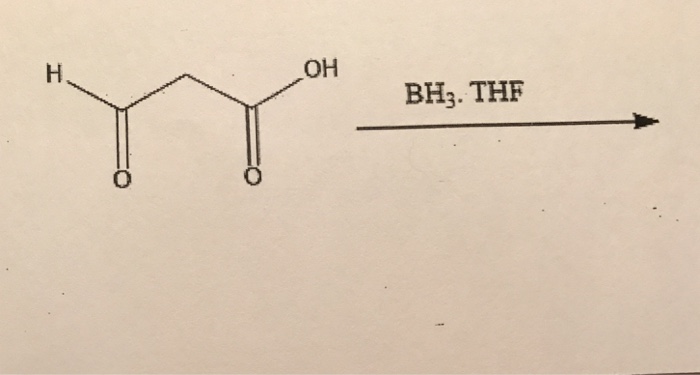 Solved OH BH3. THF | Chegg.com