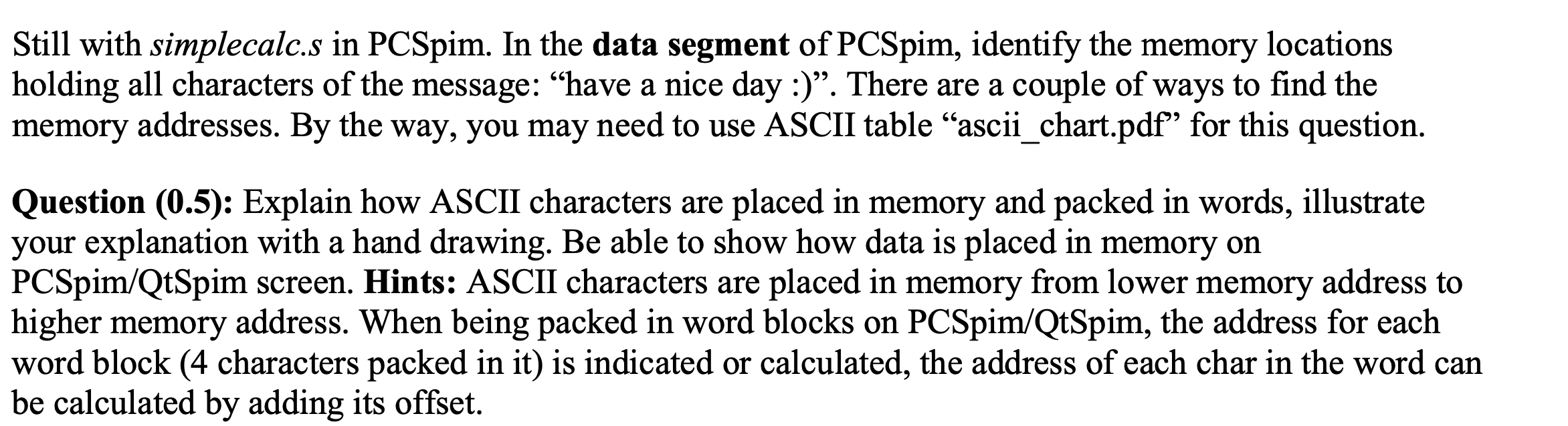 Solved Use a text editor to modify the simplecalc.s program | Chegg.com