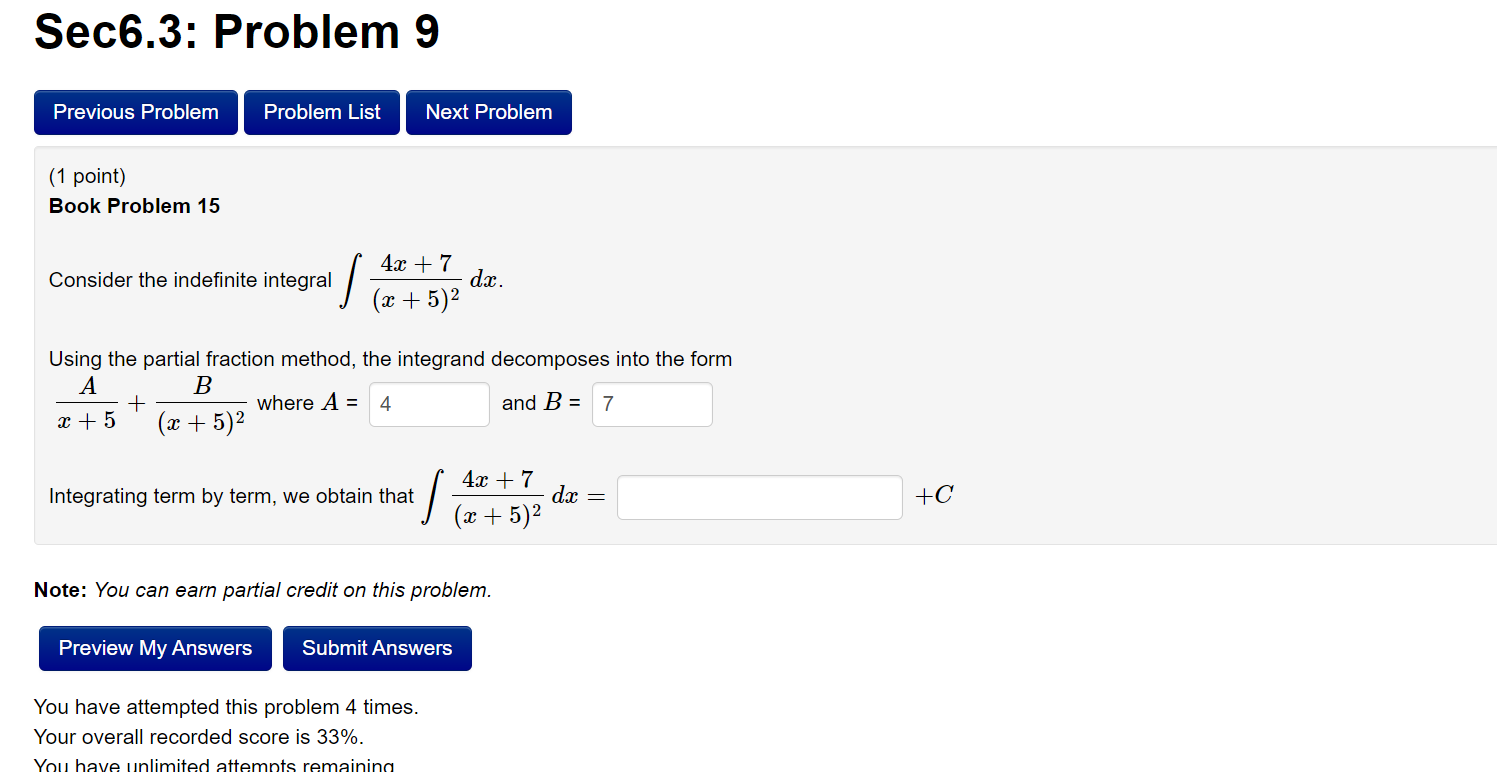 Solved Sec6.3: Problem 9 Previous Problem Problem List Next | Chegg.com