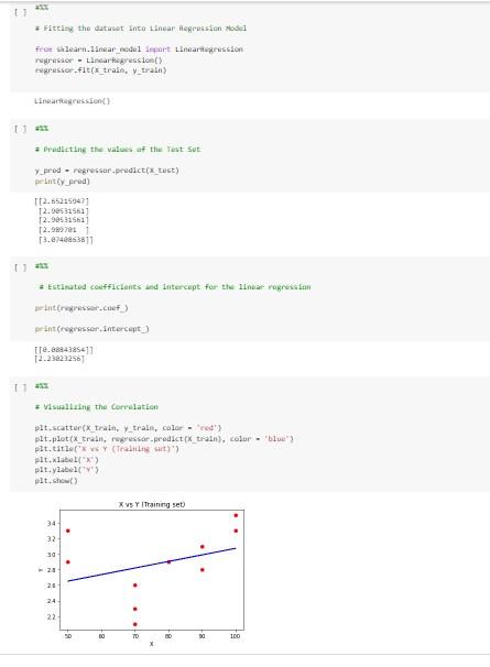 Solved T 1 सकHX\% in Spilting into Train and Test Dataset+ | Chegg.com