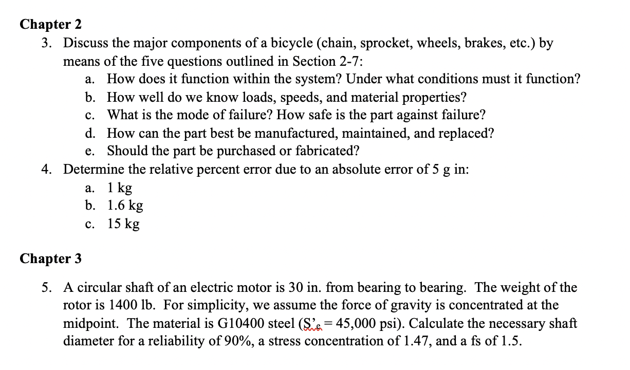 Solved Chapter 2 3. Discuss the major components of a | Chegg.com