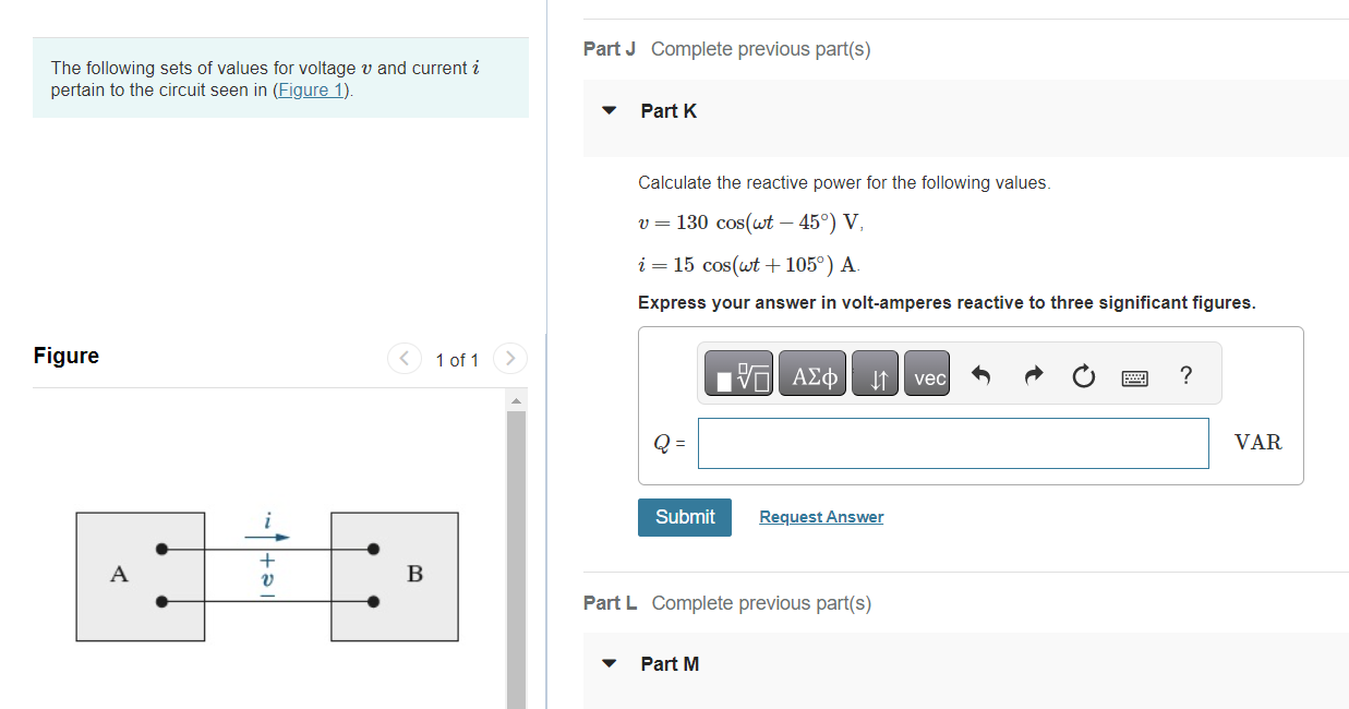 [Solved]: Please do all parts The following sets of values