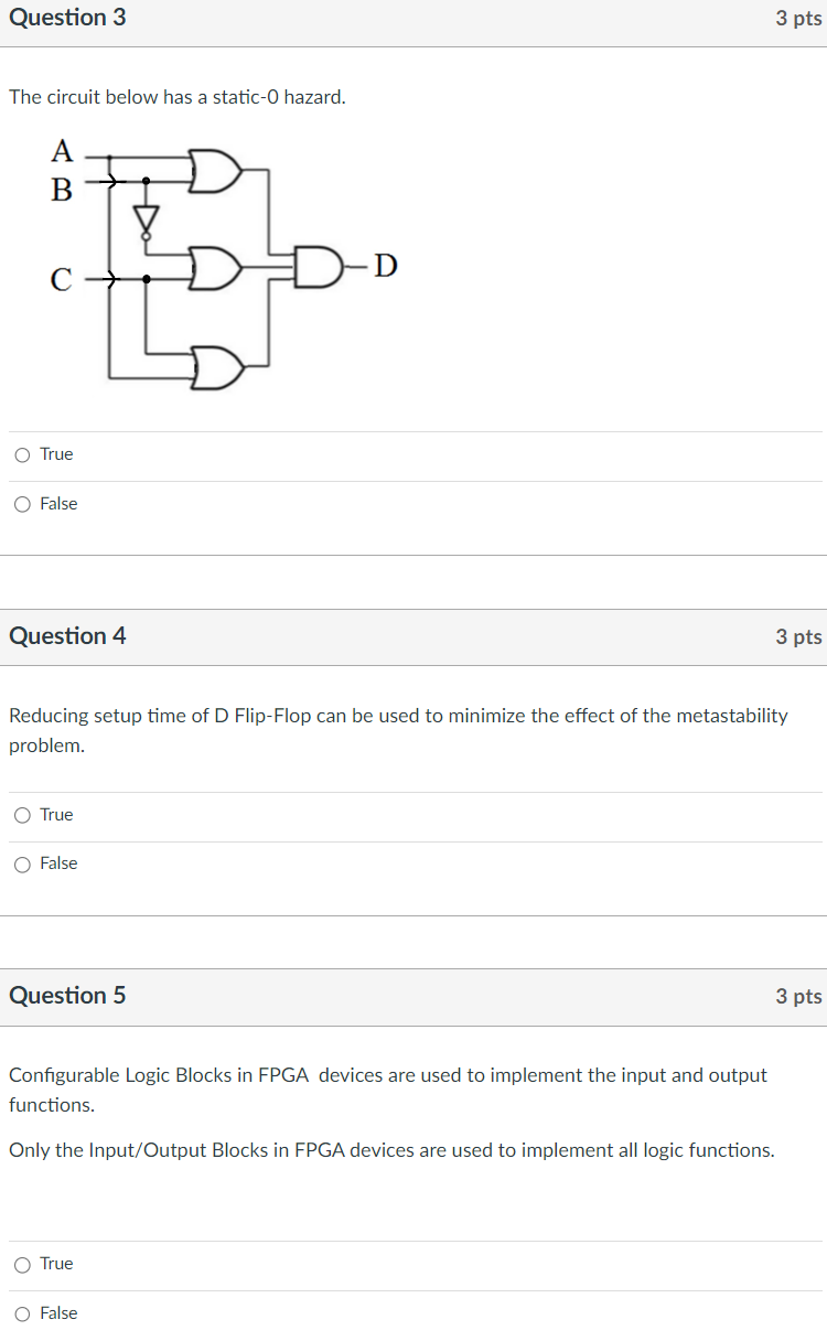 Solved ASAP HELP -> ﻿TRUE or FAlSE??? | Chegg.com
