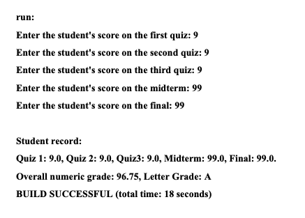 Solved 1. Write a grading program for a class with the | Chegg.com