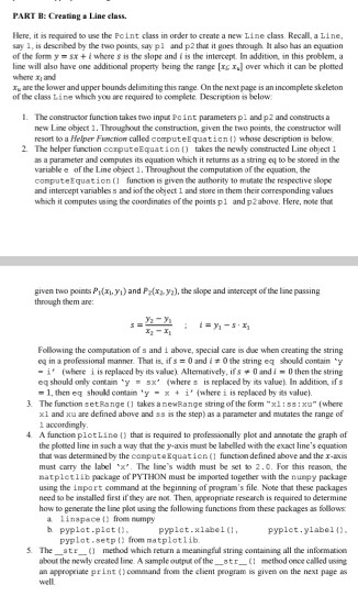 Solved Problem Description: PART A: Creating a Point class. | Chegg.com