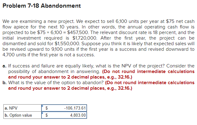 Solved We are examining a new project. We expect to sell | Chegg.com