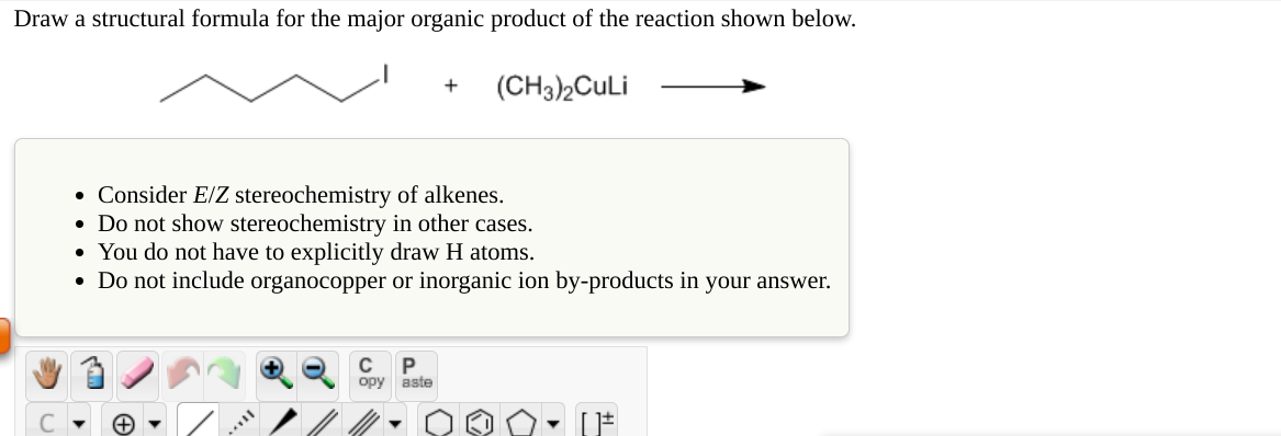 Solved Draw a structural formula for the major organic | Chegg.com