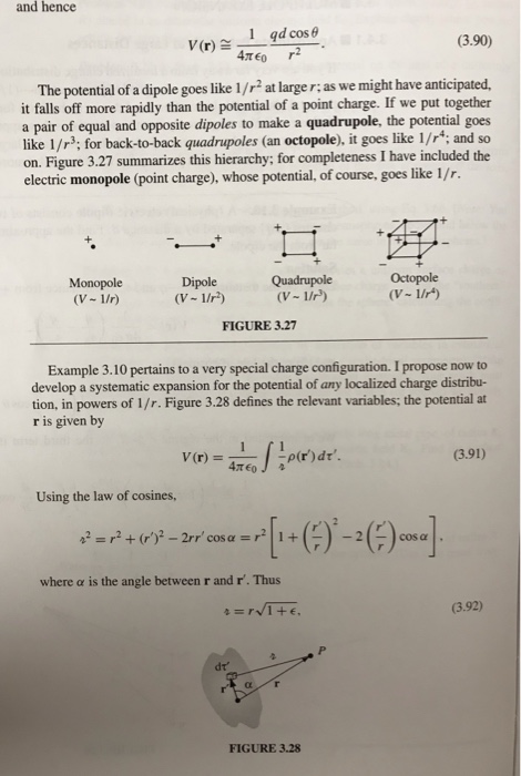 Solved Electromagnetic Fields problem - Dipole expansion. | Chegg.com