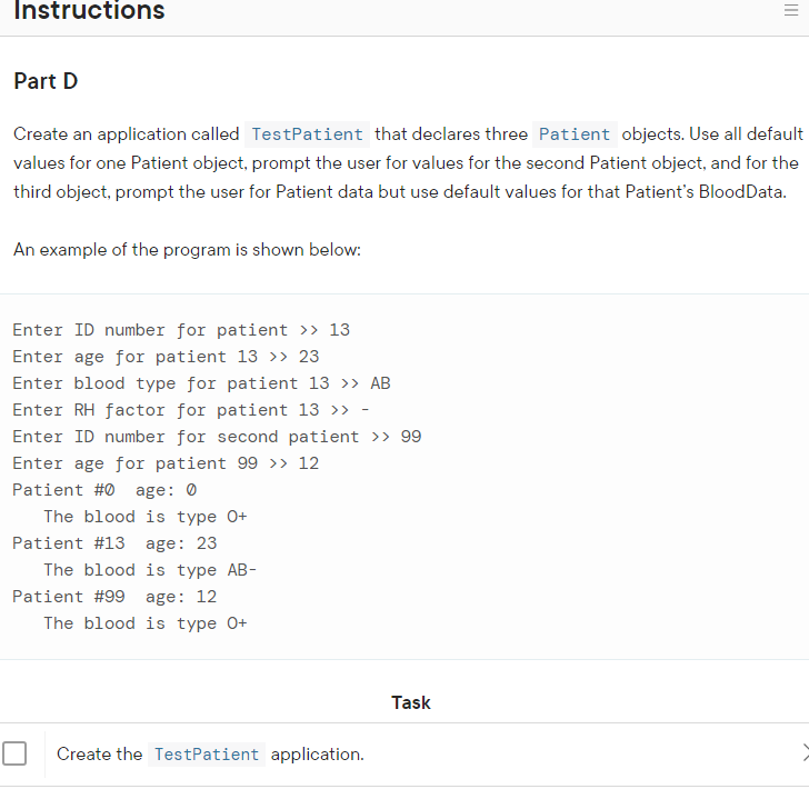 Solved Create A Class Named That Includes Fields That Hold A 7587
