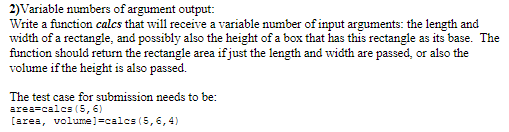 Solved 2)Variable numbers of argument output: Write a | Chegg.com