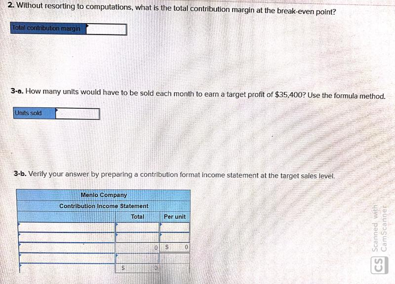 Solved Problem 4-22 Break-Even and Target Profit Analysis; | Chegg.com Solved Problem 4-22 Break-Even and Target Profit Analysis; | Chegg.com