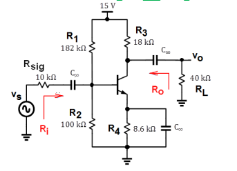 Solved A discrete amplifier shown below will be transferred | Chegg.com