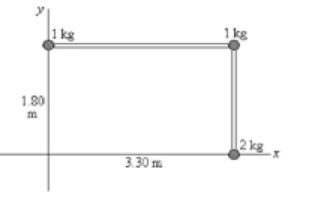 Solved The L-shaped object shown in the figure consists of | Chegg.com