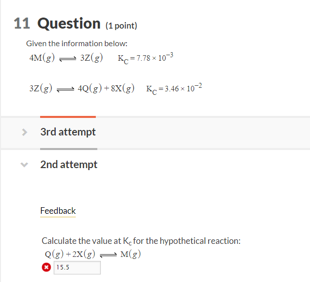 [Solved]: Calculate the value at Kc for the hypo