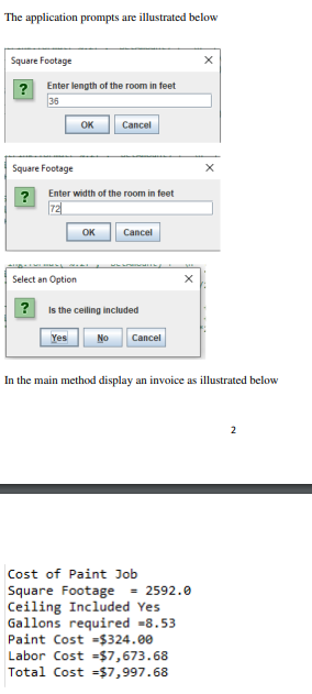 Solved in Java - please see output needed below Assume that | Chegg.com