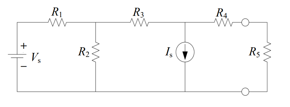 Solved R1 w R3 M R4 + M Vs R2 Is R5 w Use the node-voltage | Chegg.com
