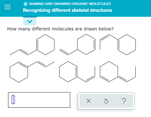 Solved = NAMING AND DRAWING ORGANIC MOLECULES Recognizing | Chegg.com