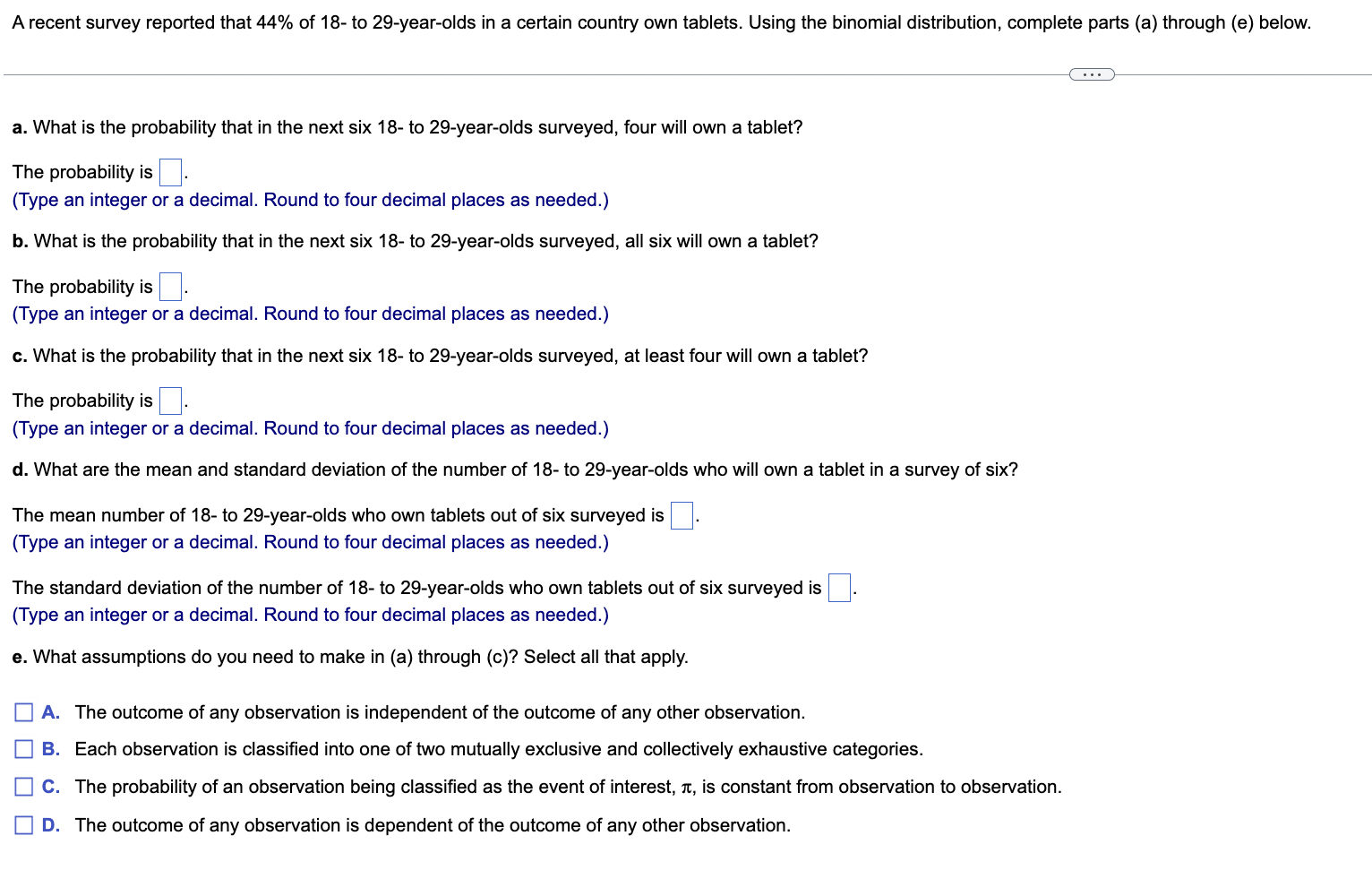 Solved a. What is the probability that in the next six 18 - | Chegg.com
