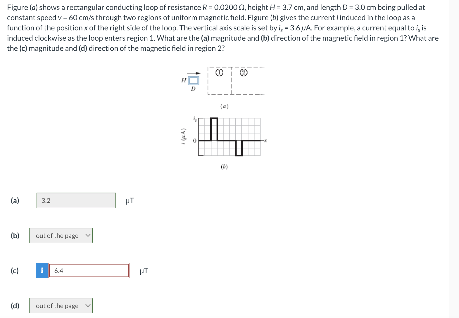 Solved Figure (a) shows a rectangular conducting loop of | Chegg.com