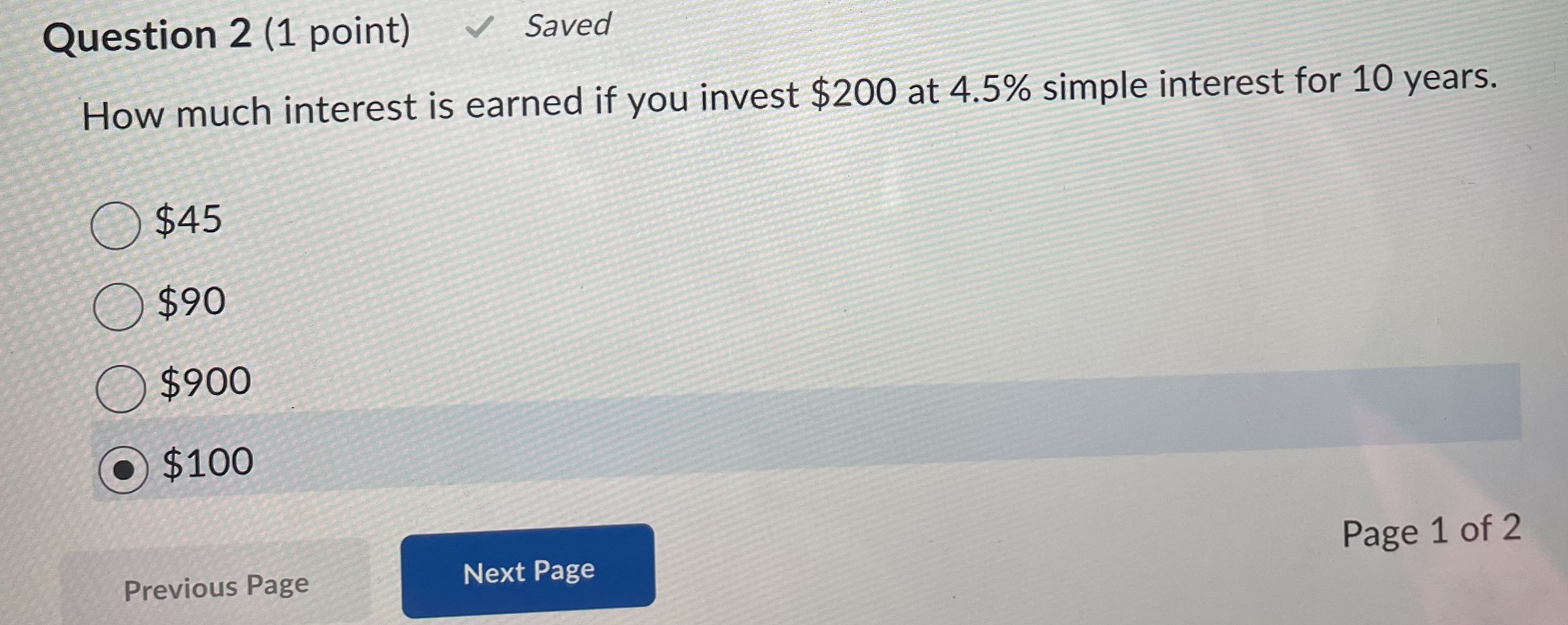 Solved How much money will you have if you invest \\( \\$ | Chegg.com